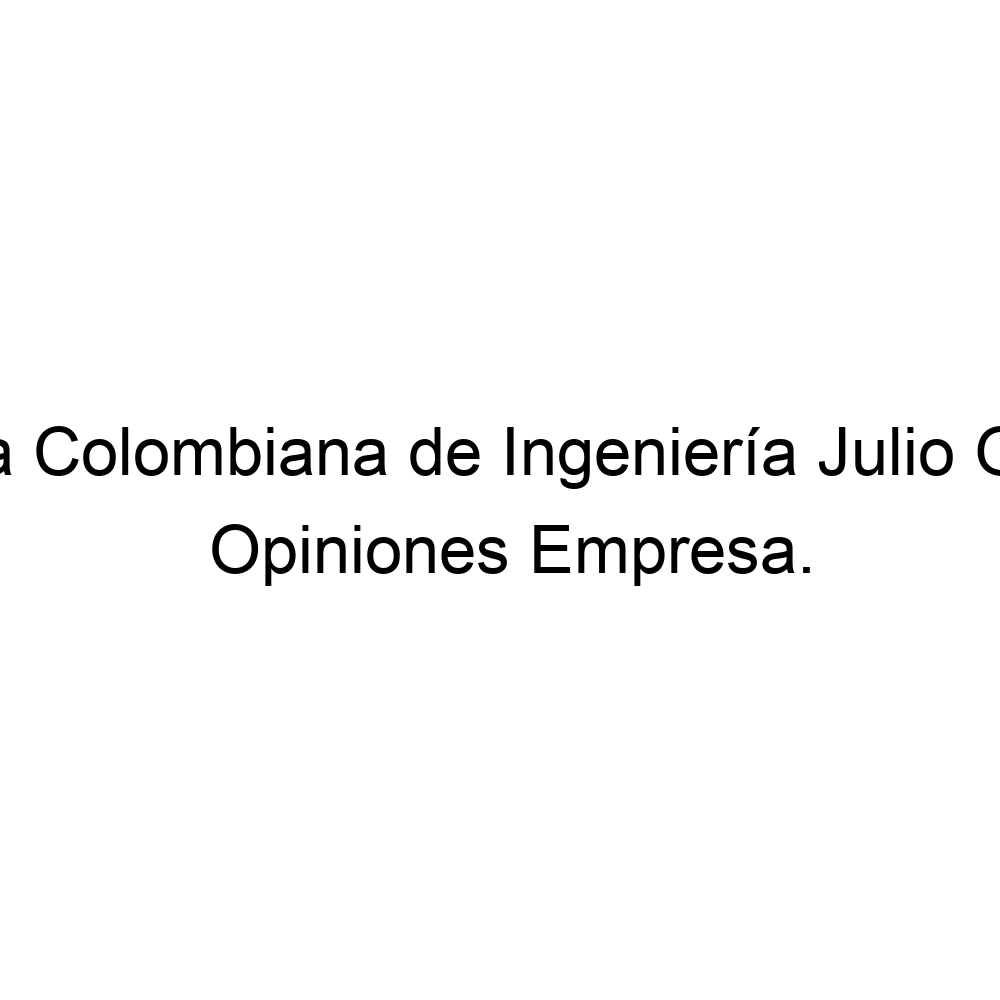 Opiniones Escuela Colombiana de Ingeniería Julio Garavito, 5716683600